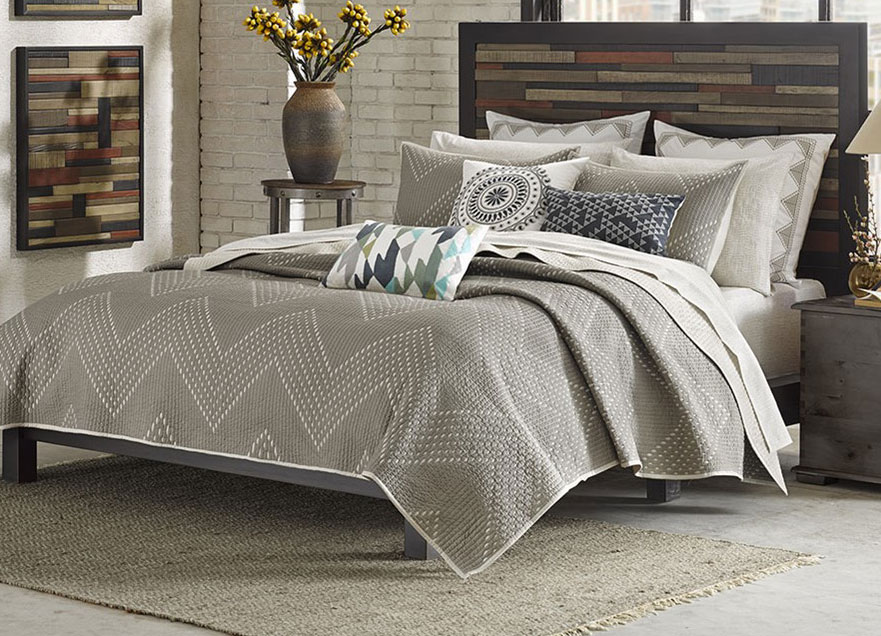 Pomona Taupe by Ink & Ivy Bedding - BeddingSuperStore.com