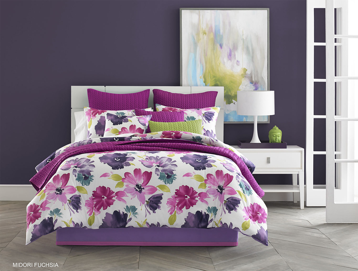 Midori Fuchsia by J Queen New York - BeddingSuperStore.com