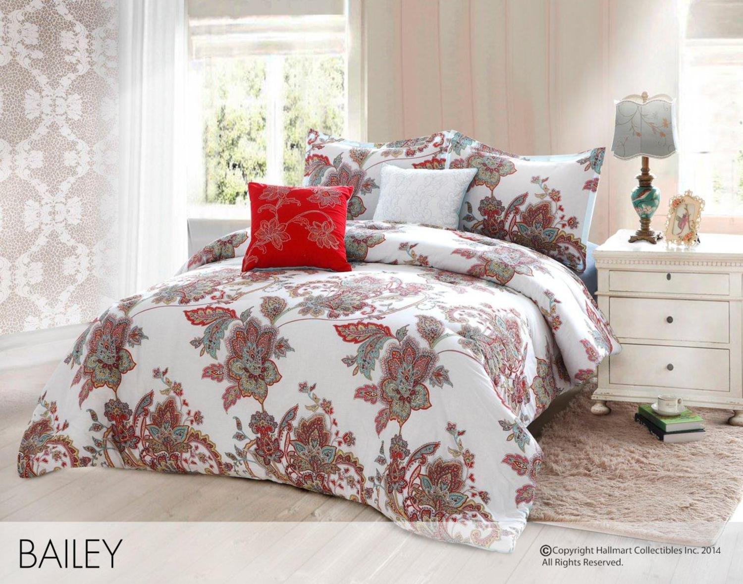 Bailey Comforter Set - 7 Piece - King - BeddingSuperStore.com
