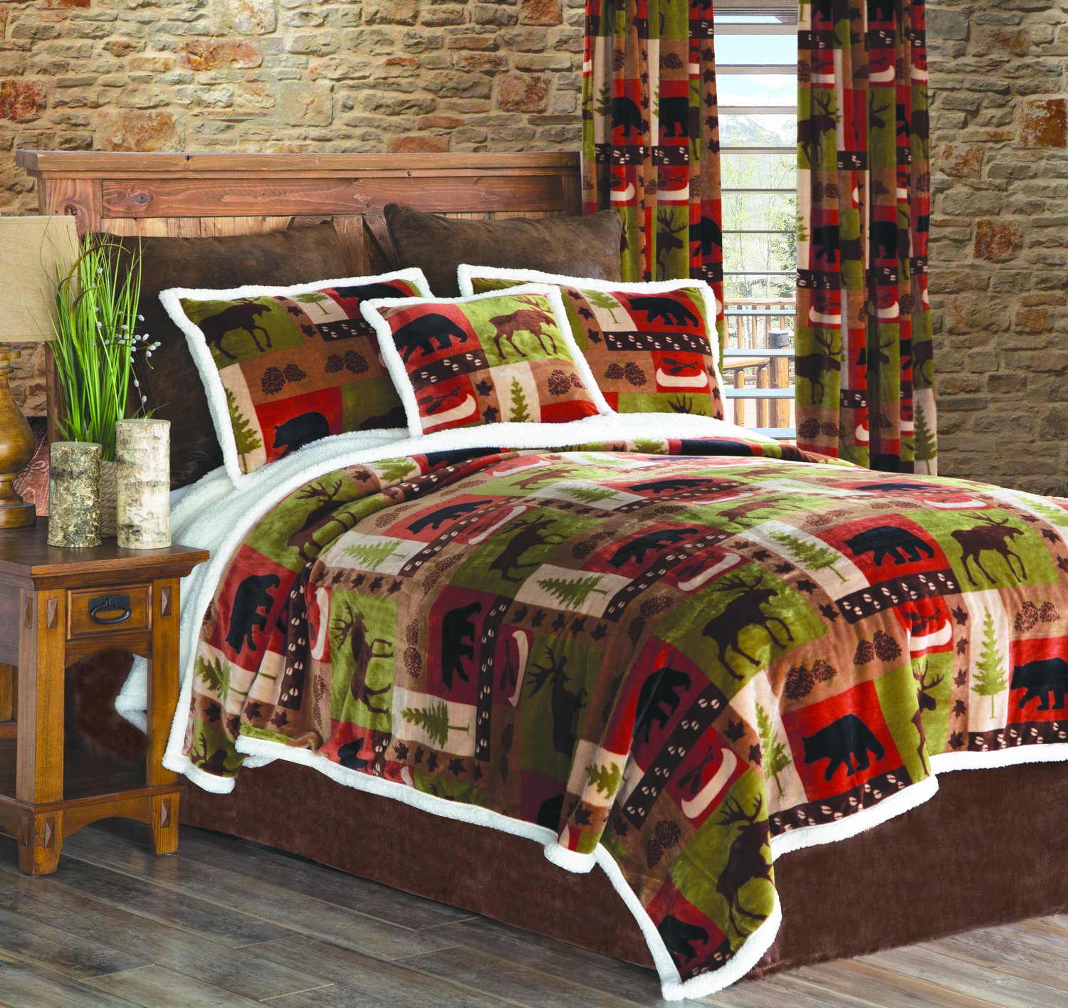 Patchwork Lodge by Carstens Lodge Bedding - BeddingSuperStore.com