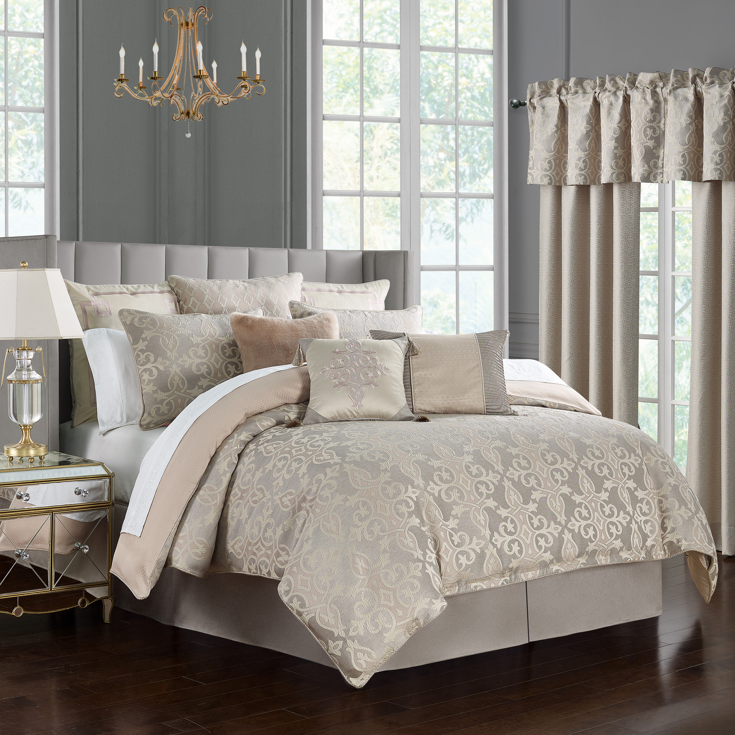 Travis Mocha Comforter Set - King - BeddingSuperStore.com