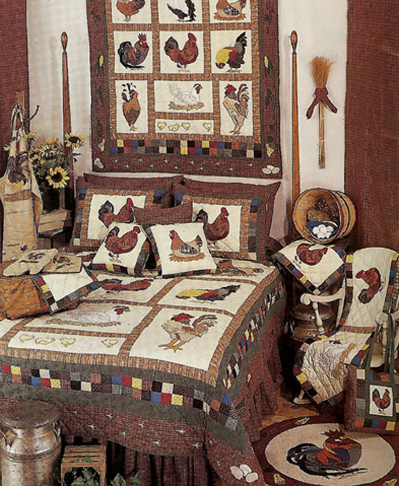 Rooster by Patchmagic Quilts - BeddingSuperStore.com