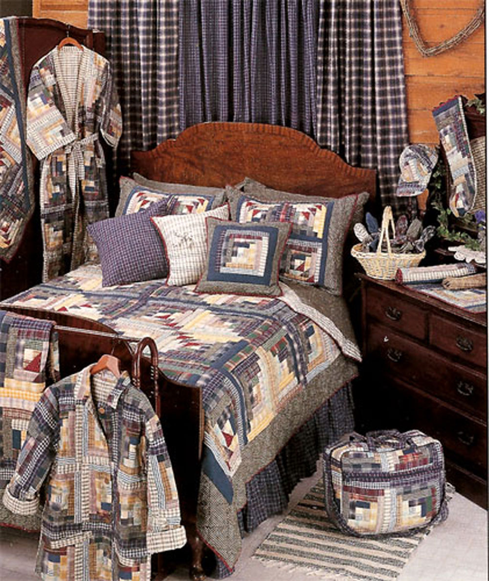 Wild Goose Log Cabin by Patchmagic Quilts - BeddingSuperStore.com