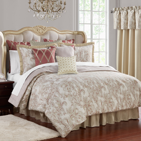 Anora Blush by Waterford Luxury Bedding - BeddingSuperStore.com